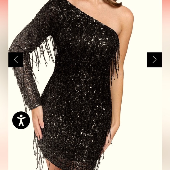 CoutureCandy | Dresses | Couturecandy Style 3858 One Shoulder Fringed ...